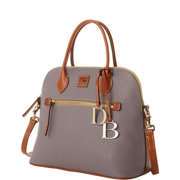 Dooney & Bourke | Bags | Dooney Bourke Pebble Grain Large Domed Satchel ...